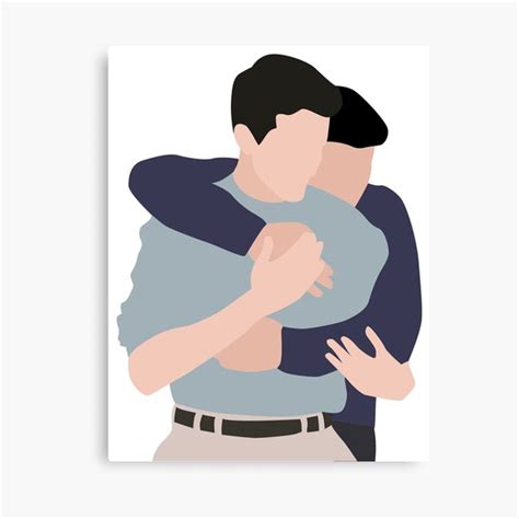 Joey And Chandler Wall Art Redbubble