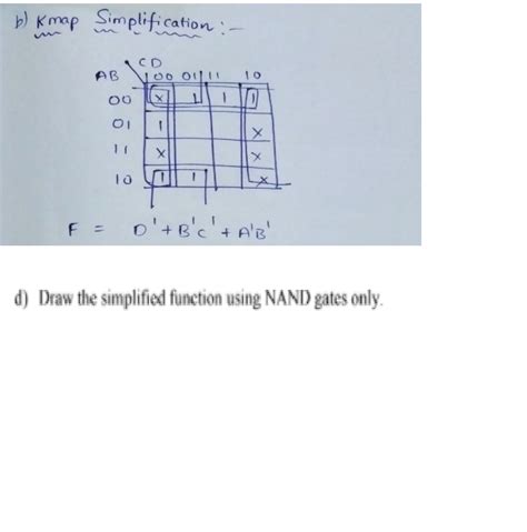 Answered B Kmap Simpliffication Un Ab F Bartleby