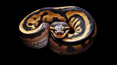 Premium Photo The Ball Python A Species Of Python Known For Its
