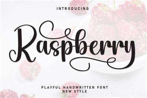 Raspberry Font By Strongkeng Old · Creative Fabrica