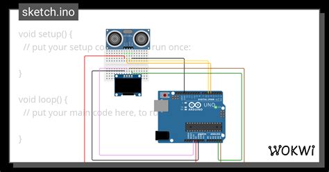 Sensor Jarak Copy Wokwi Esp32 Stm32 Arduino Simulator