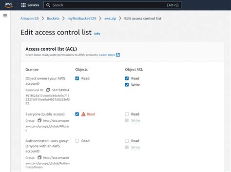 Configure S3 Permissions And Access Controls Server Academy