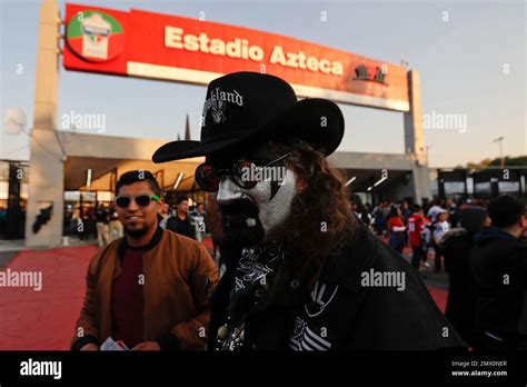 Oakland Raiders Fans Arrive To Azteca Stadium Before An Nfl Football