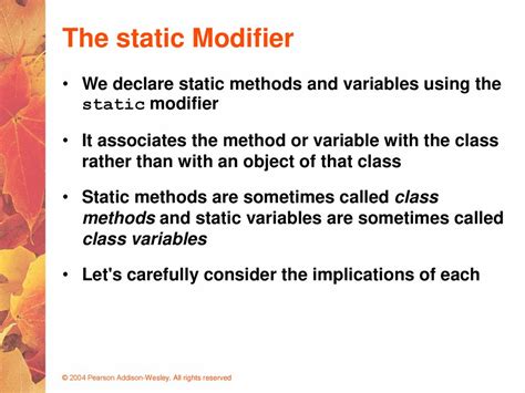 Static Class Members March 29 2006 Coms 207 Programming I In Java