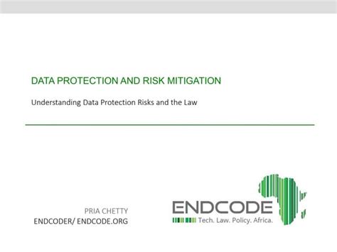 Data Protection And Risk Management Ppt