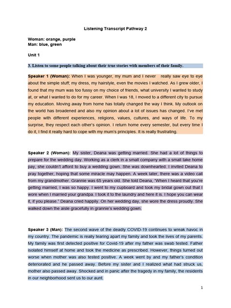 Listening Script Pathway 2 Fix Pdf Selfie Argument