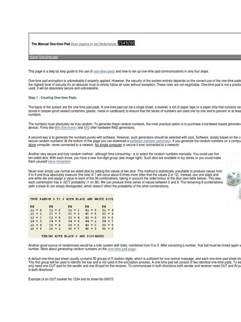 one time pad download free pdf key cryptography cipher