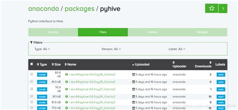 Anaconda365安装pyhiveanaconda安装pyhive Csdn博客 Anaconda365安装pyhiveanaconda安装pyhive Csdn博客