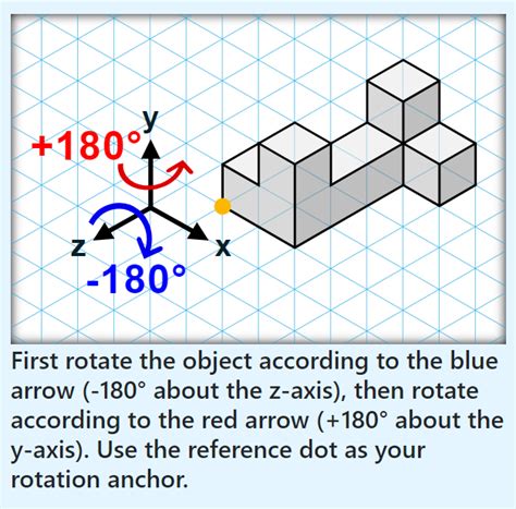 Solved First Rotate The Object According To The Bluearrow