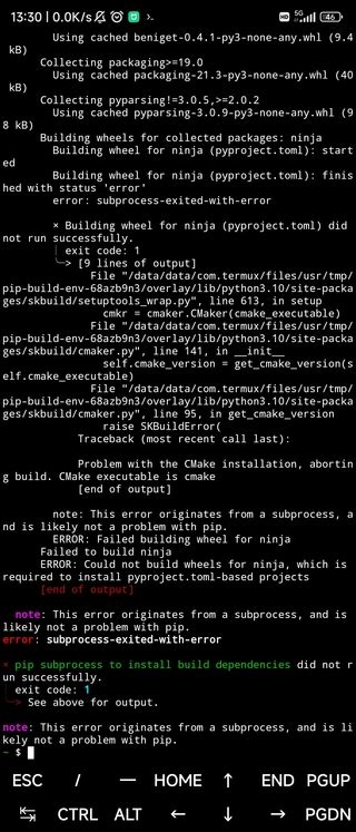 termux中python安装scipy失败请问怎么解决？ 编程语言 csdn问答