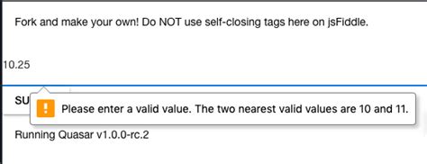 [v1] qinput number step validation · issue 4232 · quasarframework