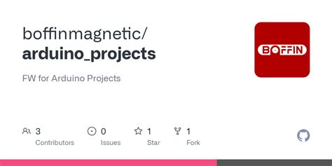 GitHub Boffinmagnetic Arduino Projects FW For Arduino Projects
