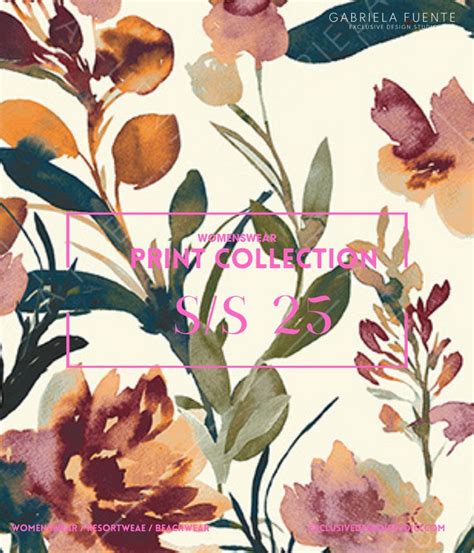 Print Design Collection S S 2025 Womenswear Edition Color Trends
