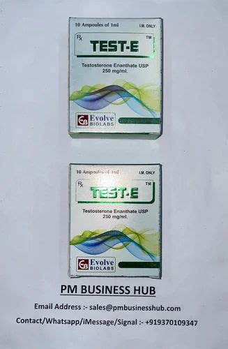 250 Mg Test E Testosterone Enanthate Injection Packaging Size 10 Ampoules Of 1ml At Rs 560
