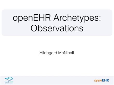 2 3 open ehr archetypes observation pdf