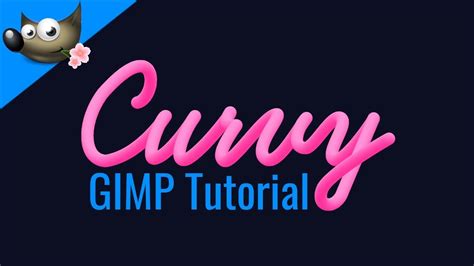 D Curvy Text Effect GIMP Tutorial YouTube