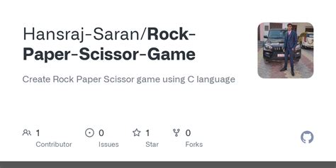 Github Hansraj Saranrock Paper Scissor Game Create Rock Paper Scissor Game Using C Language
