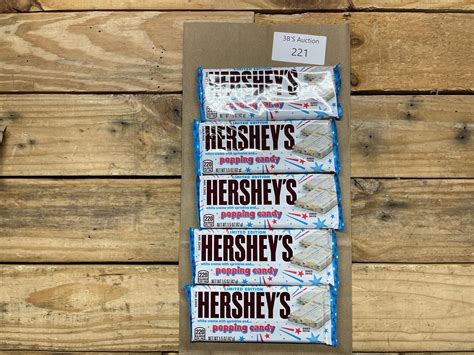 Lot Lot Of Five Hersheys Popping Candy Bars