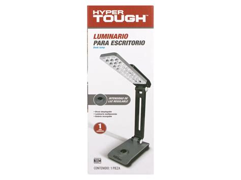 Comprar Lampara De Mesa Hyper Tought Recargable Gris Con Negro