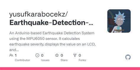 Github Yusufkarabocekzearthquake Detection System With Mpu6050 An Arduino Based Earthquake