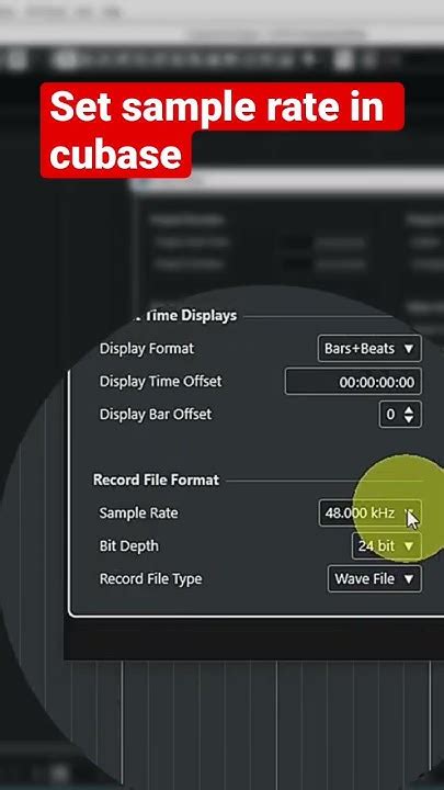 Set Sample Rate In Cubase Shorts Youtube