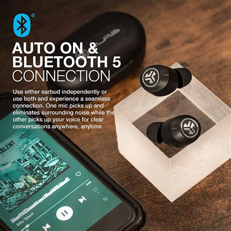 Buy JLab JBuds Air ANC True Wireless Bluetooth Earbuds Black Active Noise Canceling Low