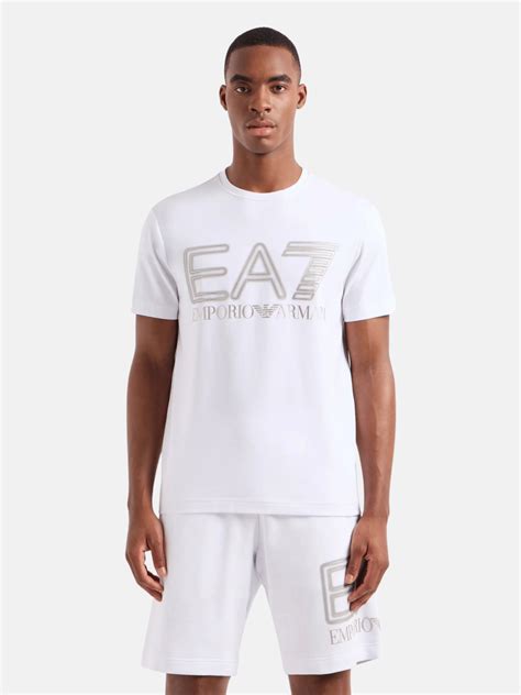 Ea7 Train Logo Series M Oversize Logo Tee Ss Mens T Shirt Nencini