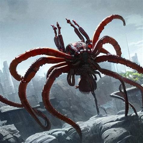 Ai Art Generator Xenomorph Spider White