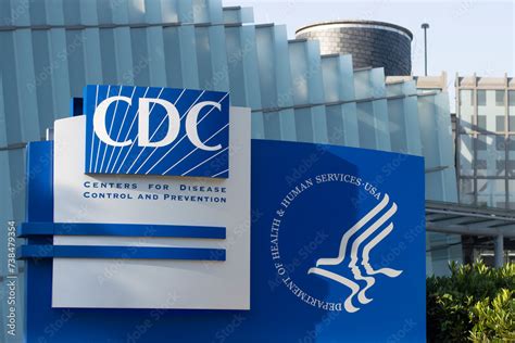 Atlanta Ga Usa June 15 2022 Closeup Of The Cdc Logo Seen At The