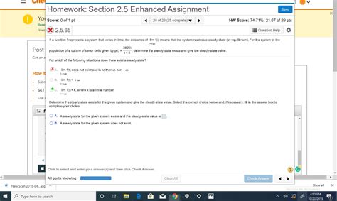 Solved Help Out Homework Section 2 5 Enhanced Assignment