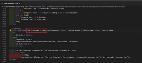 Table 5901 Service Item Line Customerno Check · Issue 3756