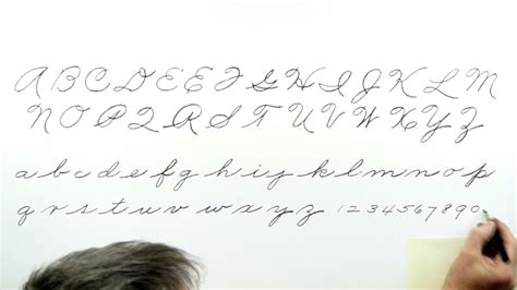 Handwriting Tutorial Cursive YouTube