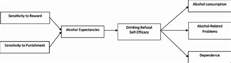 Hypothesized Model Alcohol Expectancies And Drinking Refusal Download Scientific Diagram
