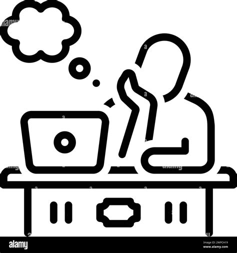 Icon For Thinking Thinker Stock Vector Image And Art Alamy