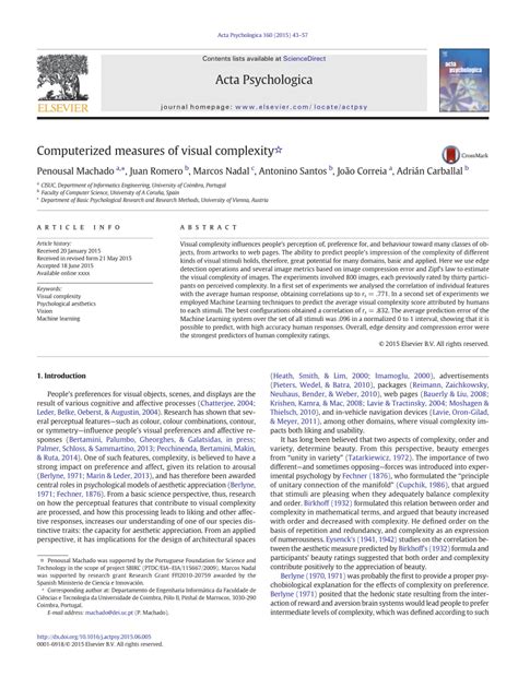 pdf computerized measures of visual complexity