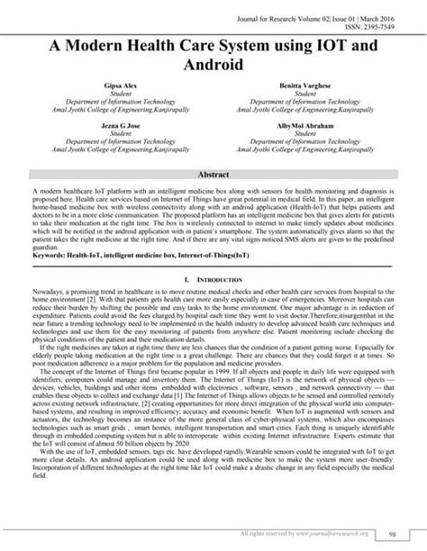 Mediminder Iot Based Smart Medicine Box Pdf Internet Of Things Internet