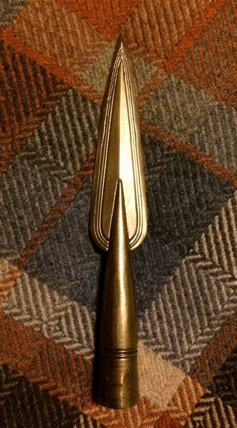 Bronze Spear Head From Ancient Warfare Assyrian Spear Achilles Spear Bronze Spearhead