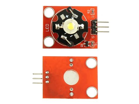 módulo led branco de alto brilho 3w para arduino usinainfo