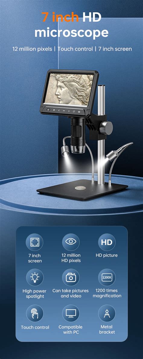 Anesok Digital Electronics Microscope Camera Microscopio Amplification