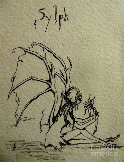 Sylph Drawing By Hannah Lane Fine Art America