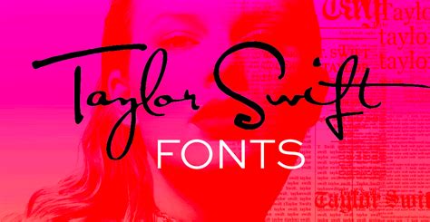 Taylor Swift Fonts Album Cover Fonts Free Alternatives