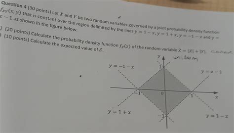 Solved Question 4 30 ﻿points ﻿let X ﻿and Y ﻿be Two Random