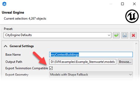 Export Terrains From Cityengine To Twinmotion Esri Community
