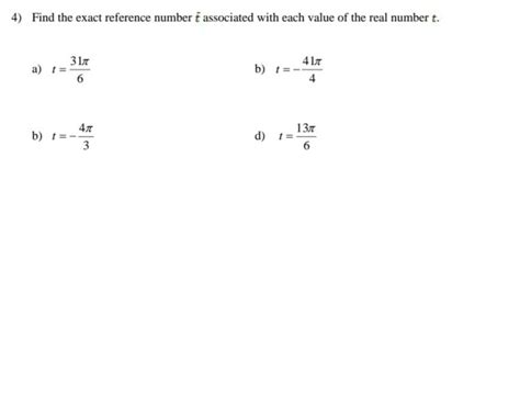 solved find the exact reference number t associated with
