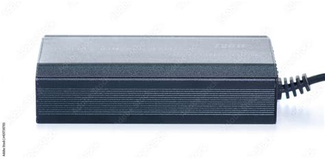 Universal Laptop Charger For Cars On White Background Isolation Stock Photo Adobe Stock