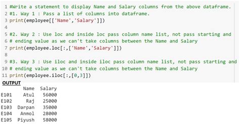 Dataframe Practice Questions With Solutions Part 2 Accessing Dataframe