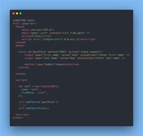 Simple CSRF By Artsiom Codester