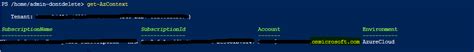 Trying To Set Azure Subscription Via Power Shell Failed Microsoft Qanda