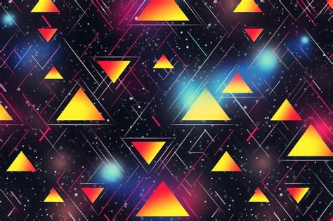Premium Photo D Geometric Shapes Background