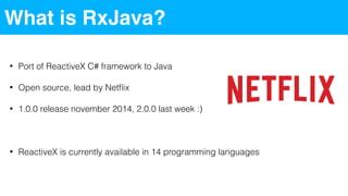 Rxjava From The Trenches Ppt